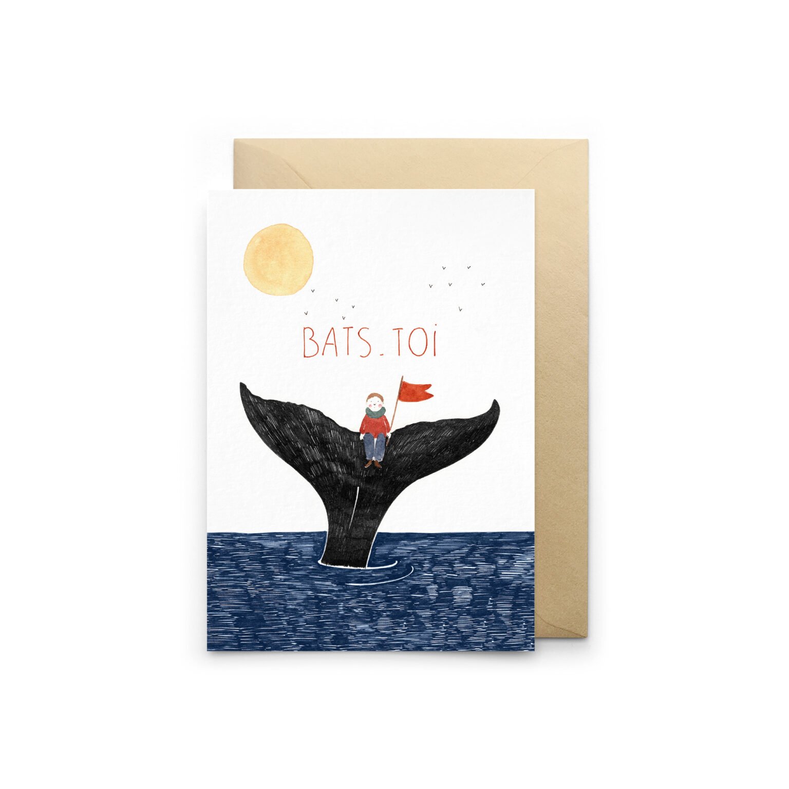 Carte Bats Toi Petit Gramme - Pastel Shop