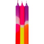 Bougies Dip Dye Neon - Pink Infusion - Pastel Shop