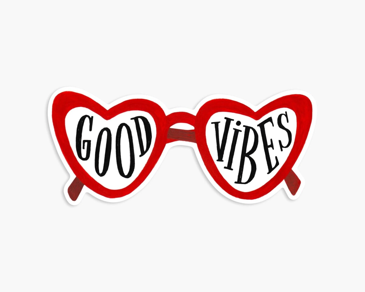 Sticker Good Vibes - Pastel Shop